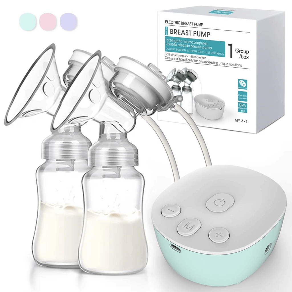 Dual Electric Breast Pump, Pain-Free, 3 Modes, 9 Suction Levels - PumpElle